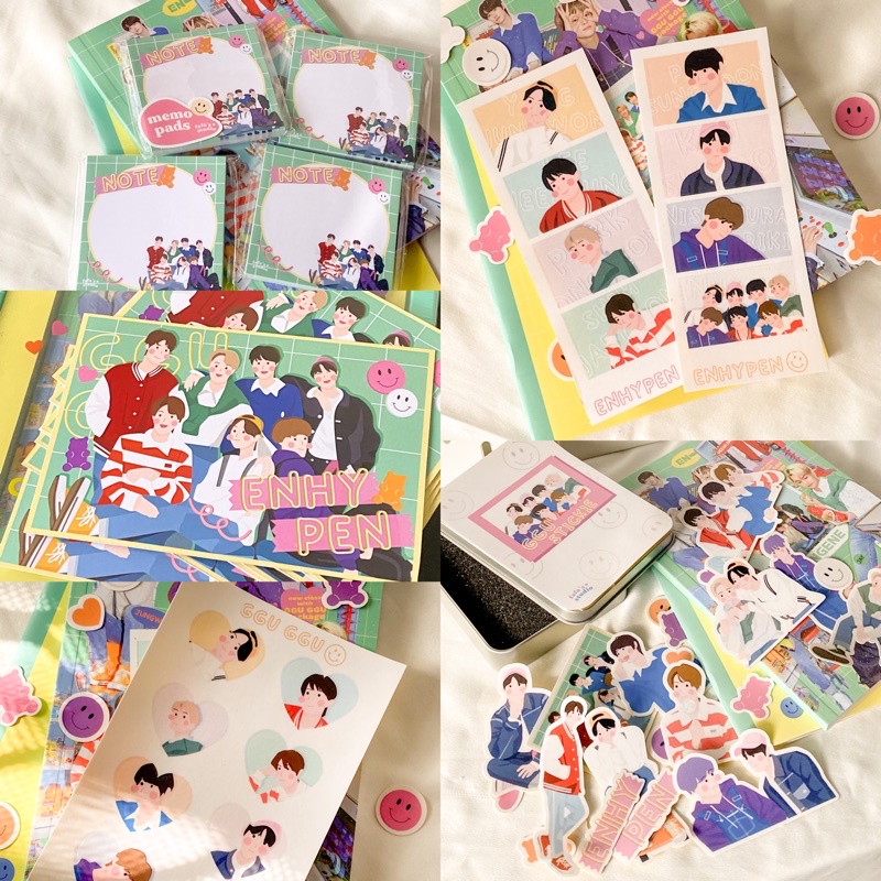 Jual enha ggu series : stickers, postcard, memopads | Shopee Indonesia