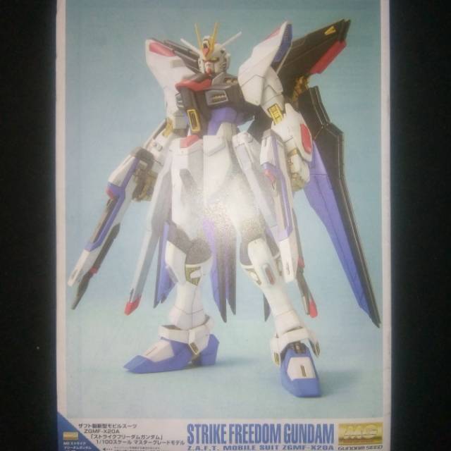 Jual Gundam Second Full Rakit MG 1/100 Strike Freedom Gundam | Shopee ...