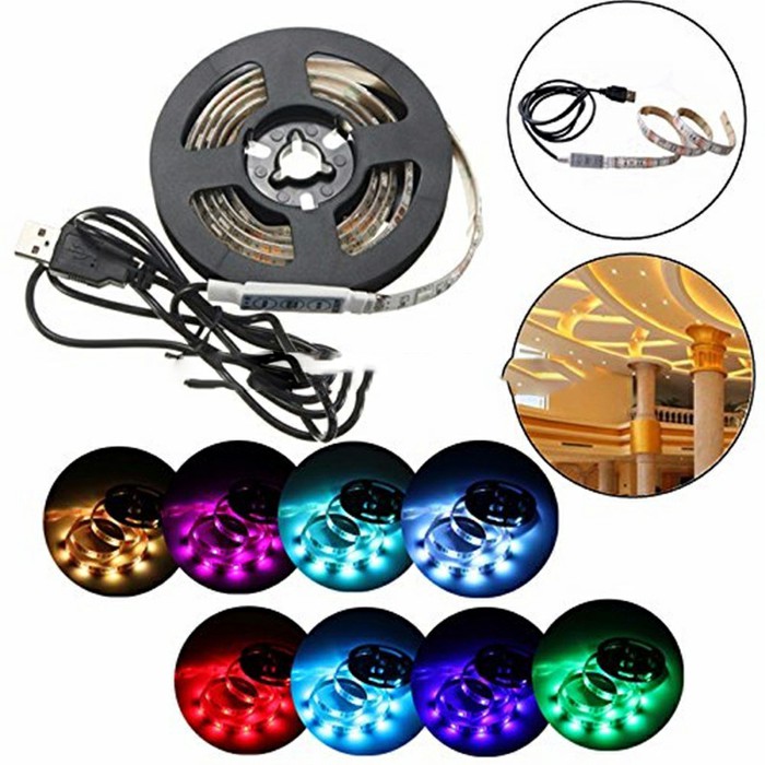Jual USB RGB Lampu Hias Warna Warni Untuk Ruangan Meja PC Tv - Lampu ...