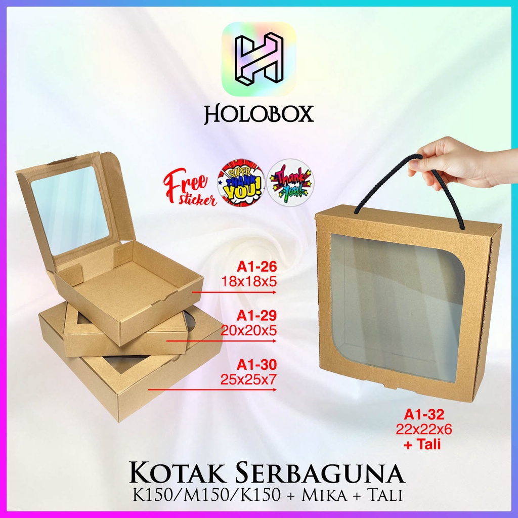 Jual Box Kado / Box Hampers Aesthetic / Gift Box / Kotak Hadiah / A1-26 ...