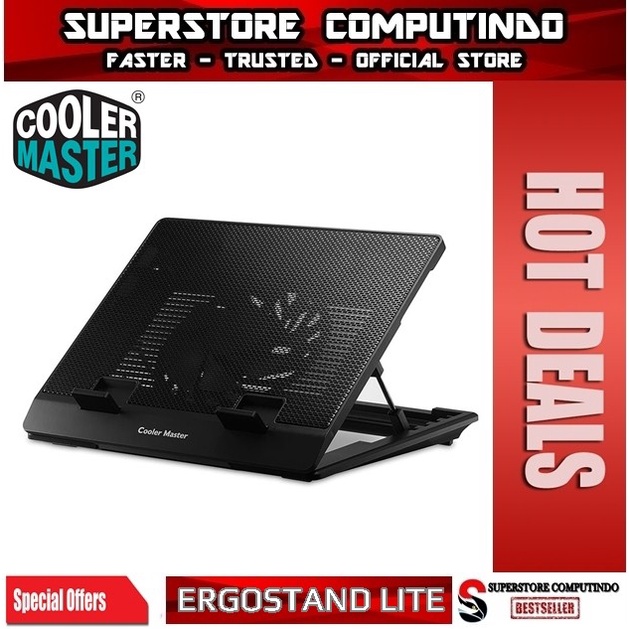 Jual Cooler Master Ergostand Lite Adjustable Stand Laptop Cooling Pad ...