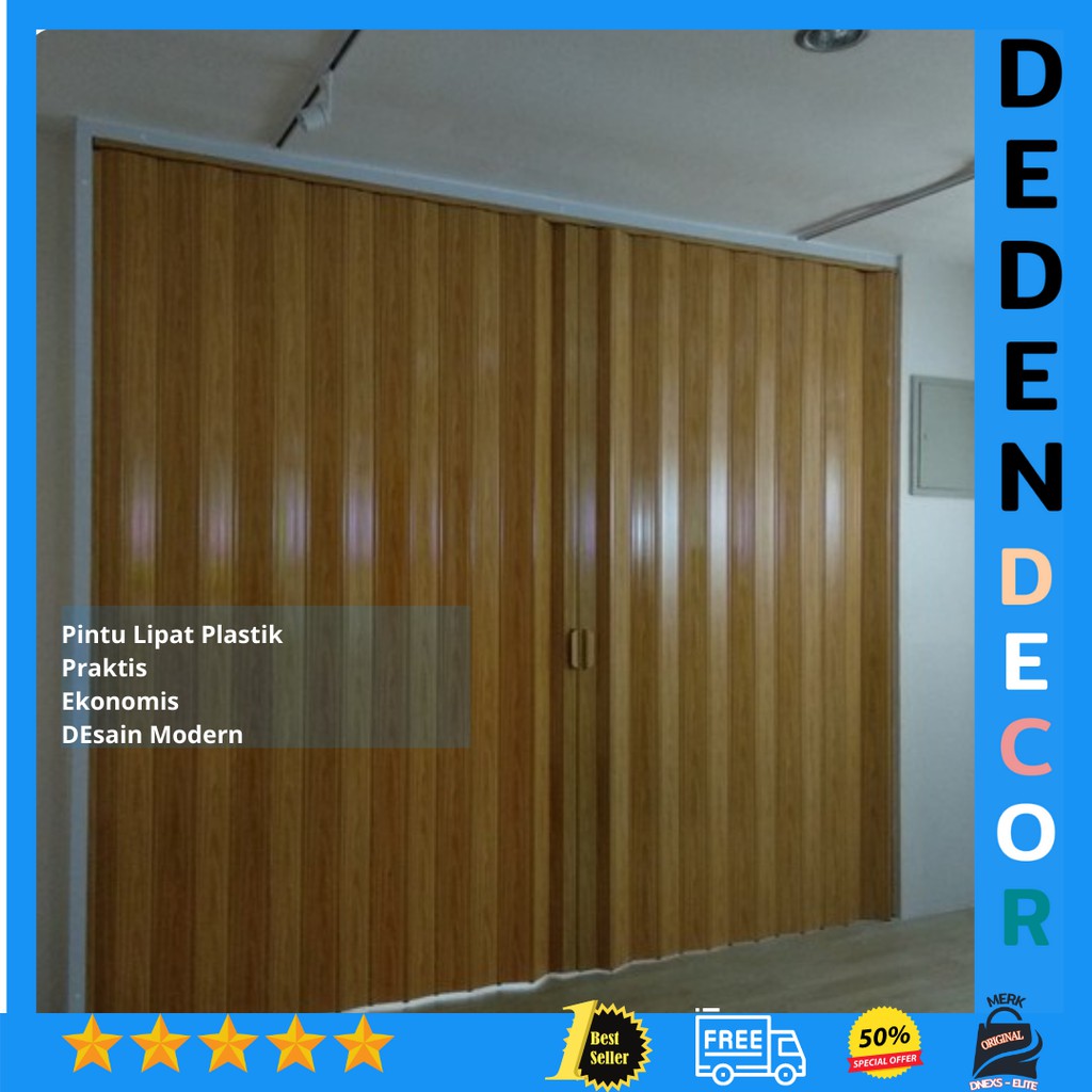 Jual PVC Folding Door | Pintu lipat Plastik dnecselite | Shopee Indonesia