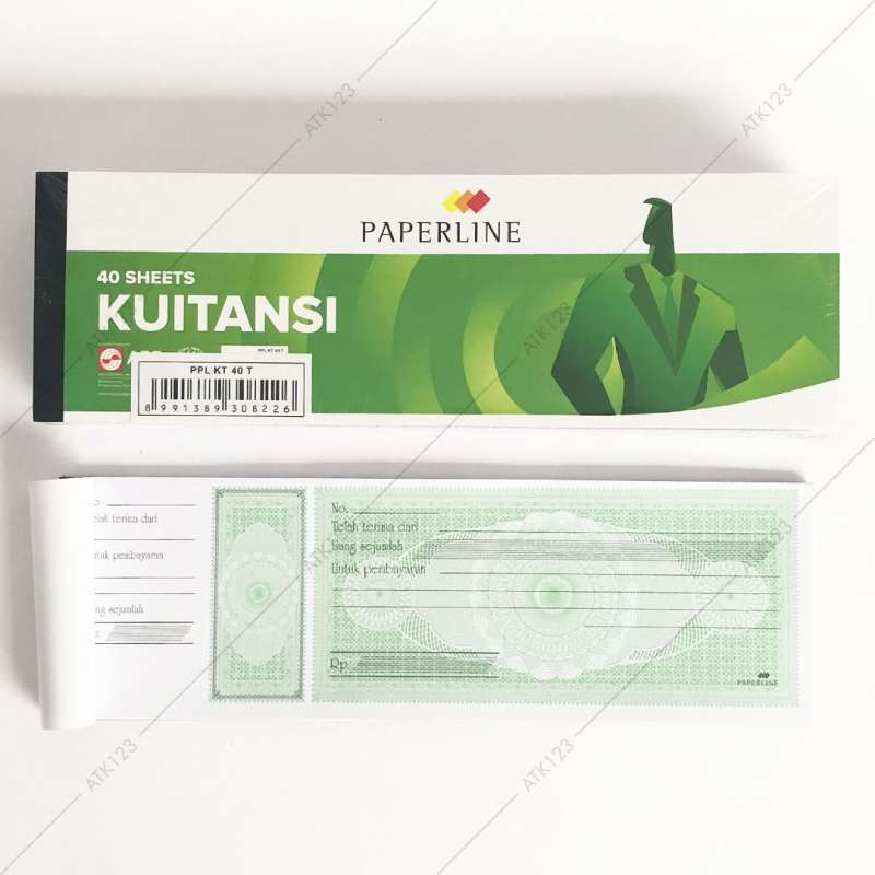 Jual BUKU KWITANSI BESAR PAPERLINE 40 LEMBAR | Shopee Indonesia