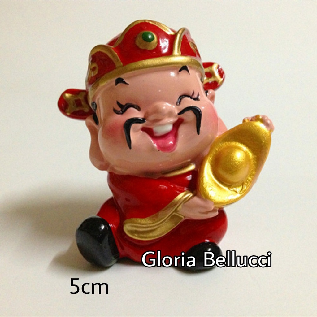 Jual patung pajangan caisen miniatur dewa rejeki cai shen car dashboard ...