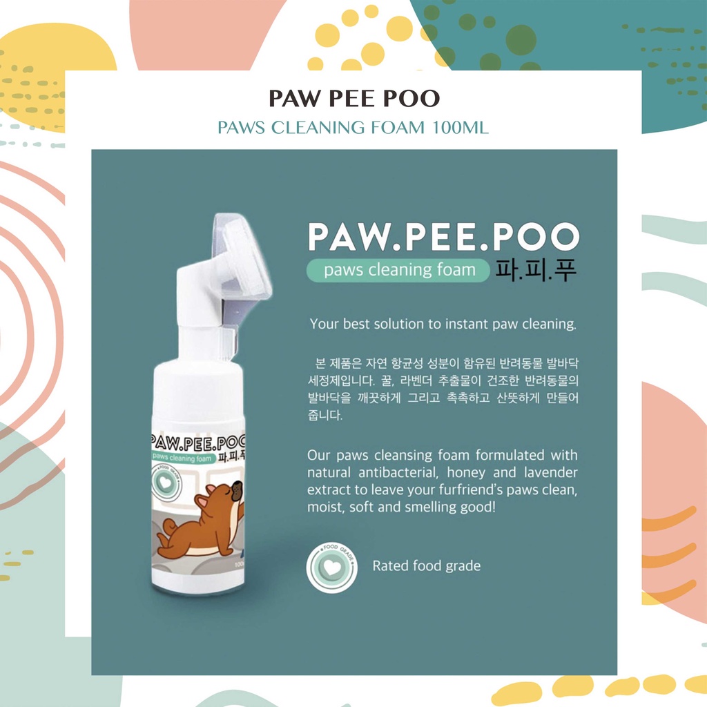 Jual Paw Pee Poo Paw Cleaning Foam - Pembersih Kaki Hewan Tanpa Bilas ...