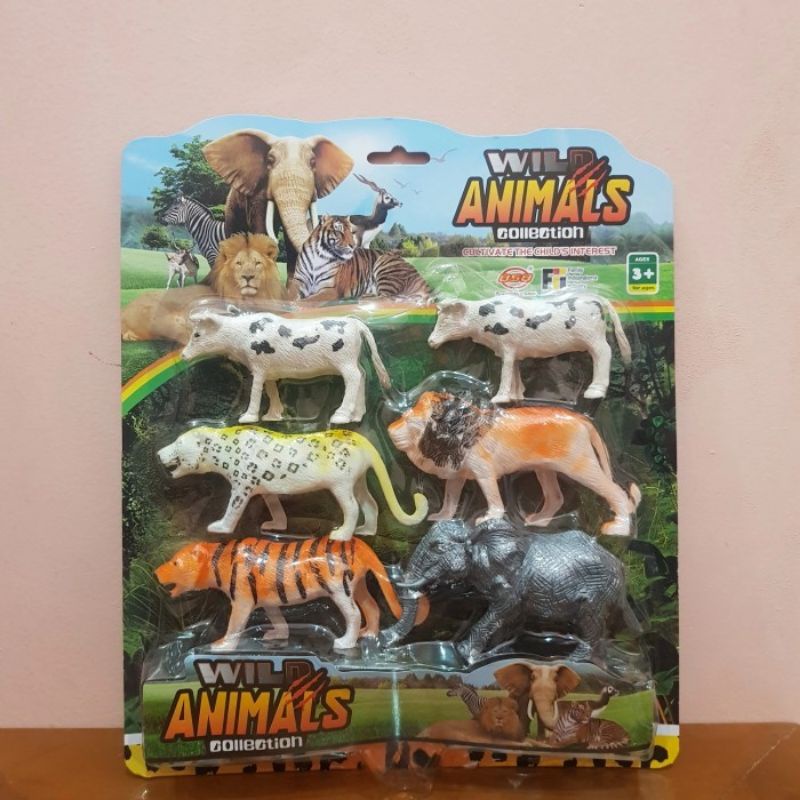 Jual Mainan Set Hewan Wild Animal - Mainan Hewan Kebun Binatang ...