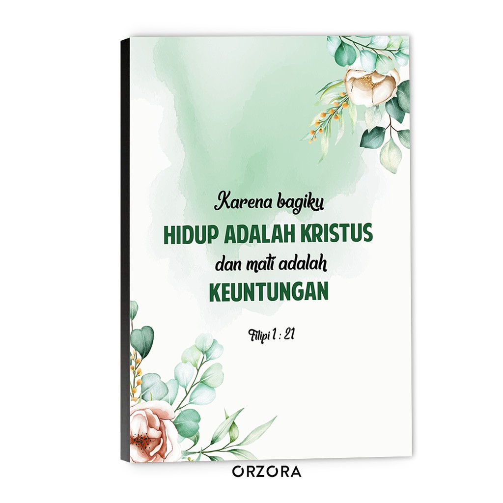 Jual Poster Kristen / Hiasan Dinding / Pajangan Dinding Rohani (A0566 ...