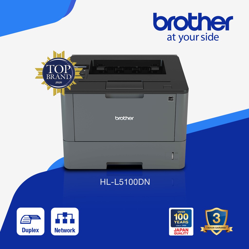 Jual Printer Brother HL-L5100DN Laser Mono Print Only Duplex Network ...