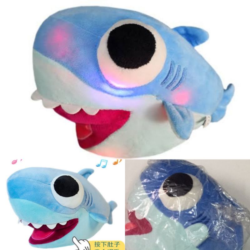 Jual Boneka baby shark hiu plush LED musik import | Shopee Indonesia