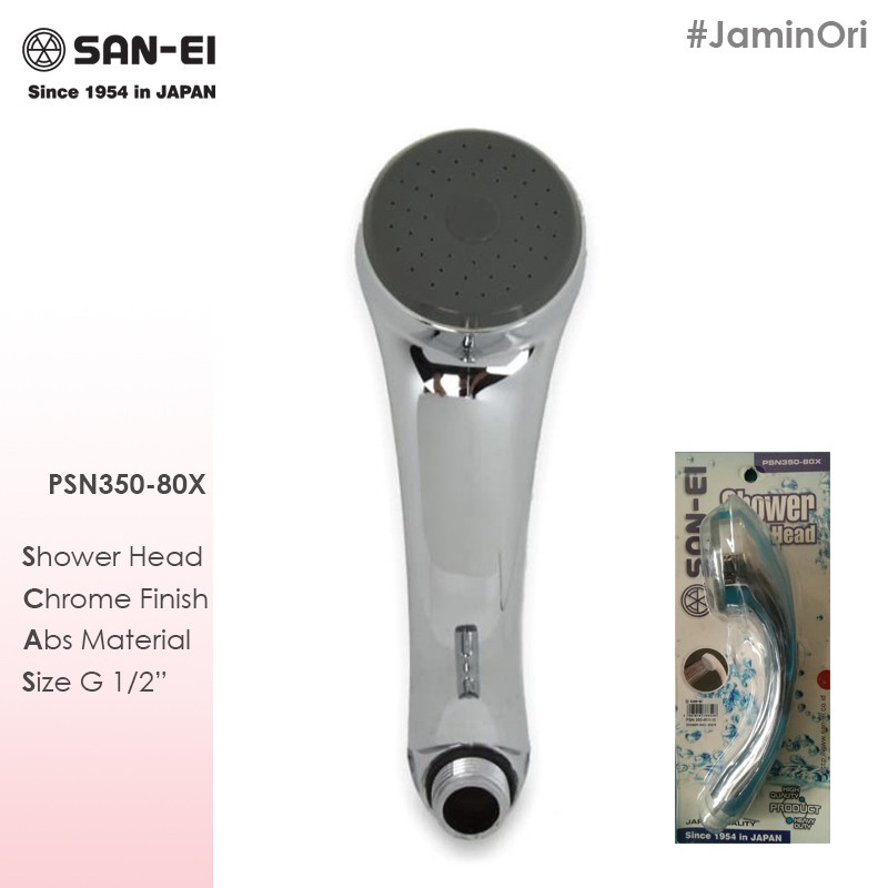 Jual San-Ei Shower Head - Kepala shower PSN 350-80X - Chrome | Shopee Indonesia