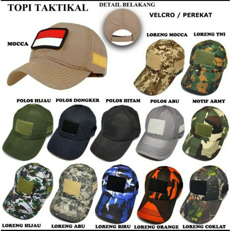 Jual Topi tactical/ topi komando/topi militer/topi tentara | Shopee ...