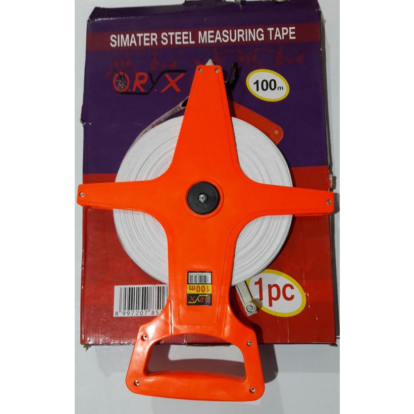 Jual Meteran Tancap / Meteran Tanah /Meteran Rol 30/50/100 Meter | Shopee Indonesia