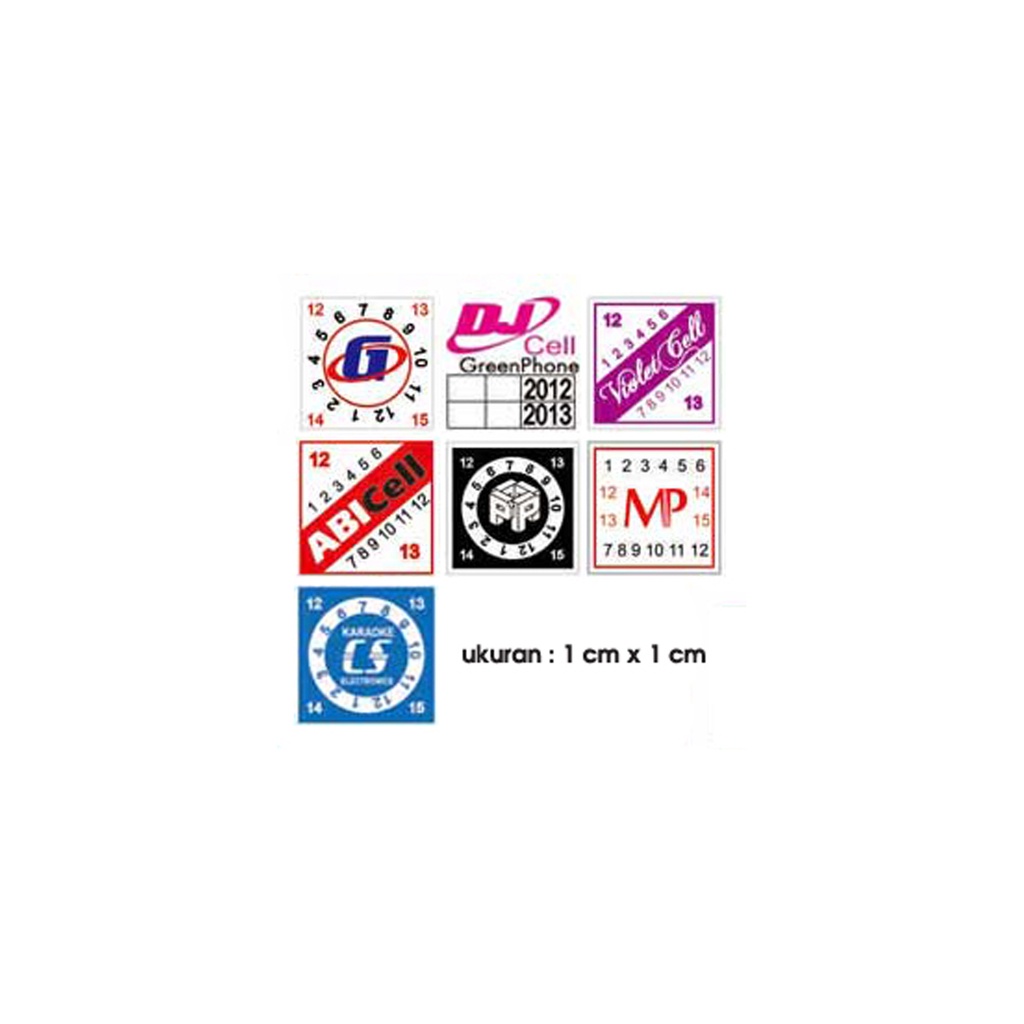 Jual Stiker segel custom murah (warna dan ukuran bebas !) | Shopee ...