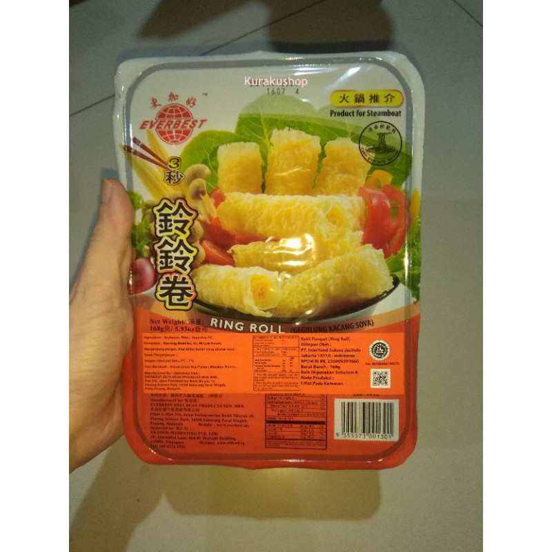 Jual EVERBEST RING ROLL [KULIT PANGSIT KACANG SOYA] | Shopee Indonesia