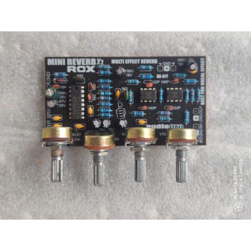 Jual KIT MINI REVERB MULTI EFFECT DIGITAL ECHO 8 BIT 4 POTENSIO ...