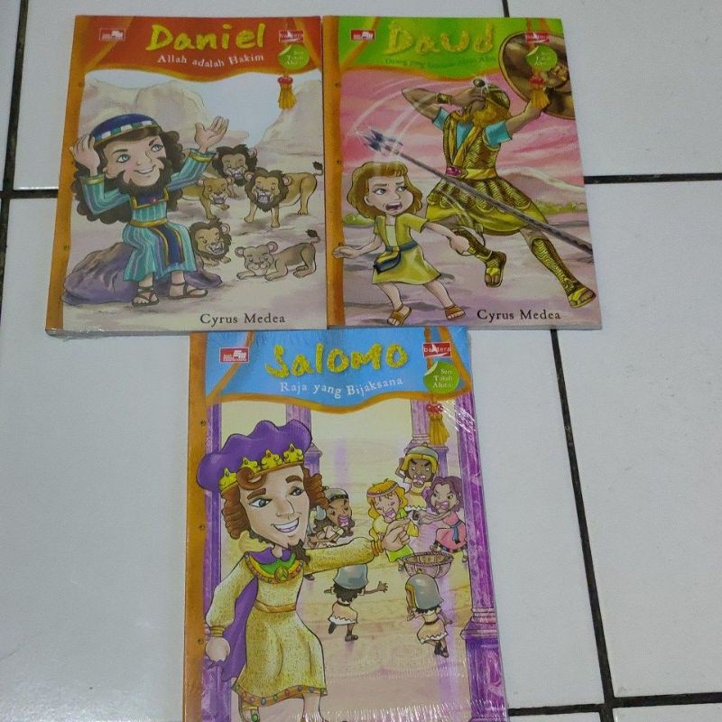 Jual Seri Tokoh Alkitab ( Ready: Salomo,Daniel,Daud) | Shopee Indonesia