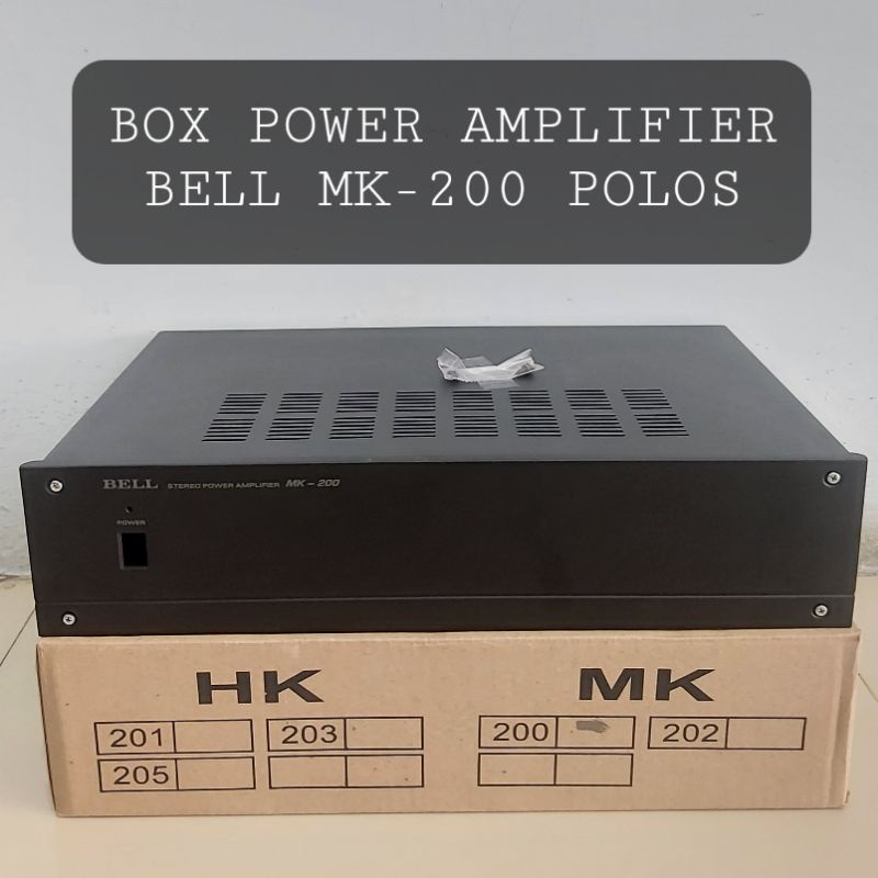 Jual MK200 Box Power Amplifier BELL MK-200 Besi Plat Polos | Shopee Indonesia