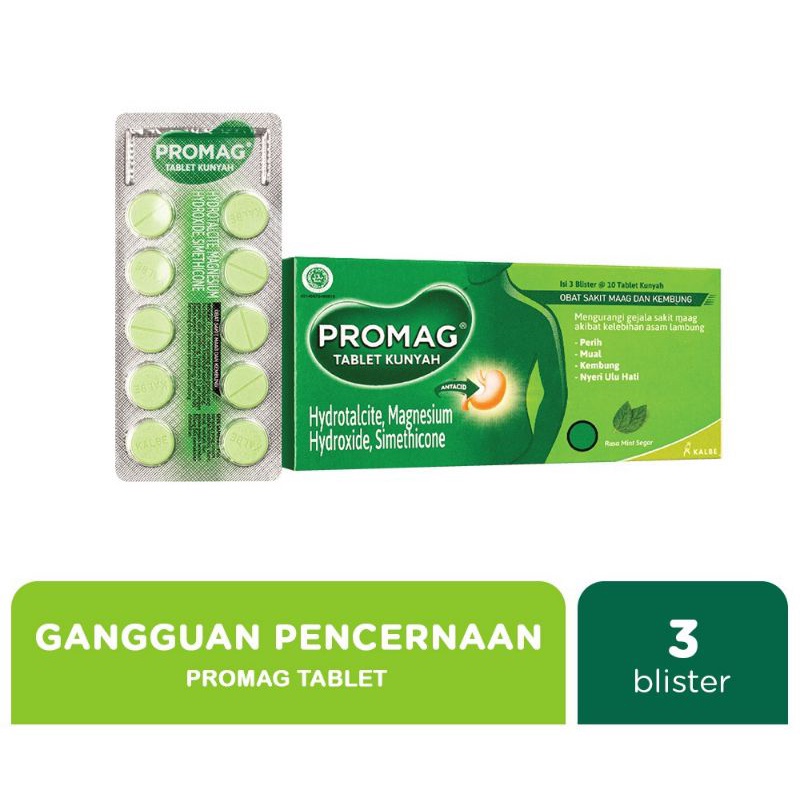 Jual Promag Obat Maag 1 Box isi 3 Strip | Shopee Indonesia