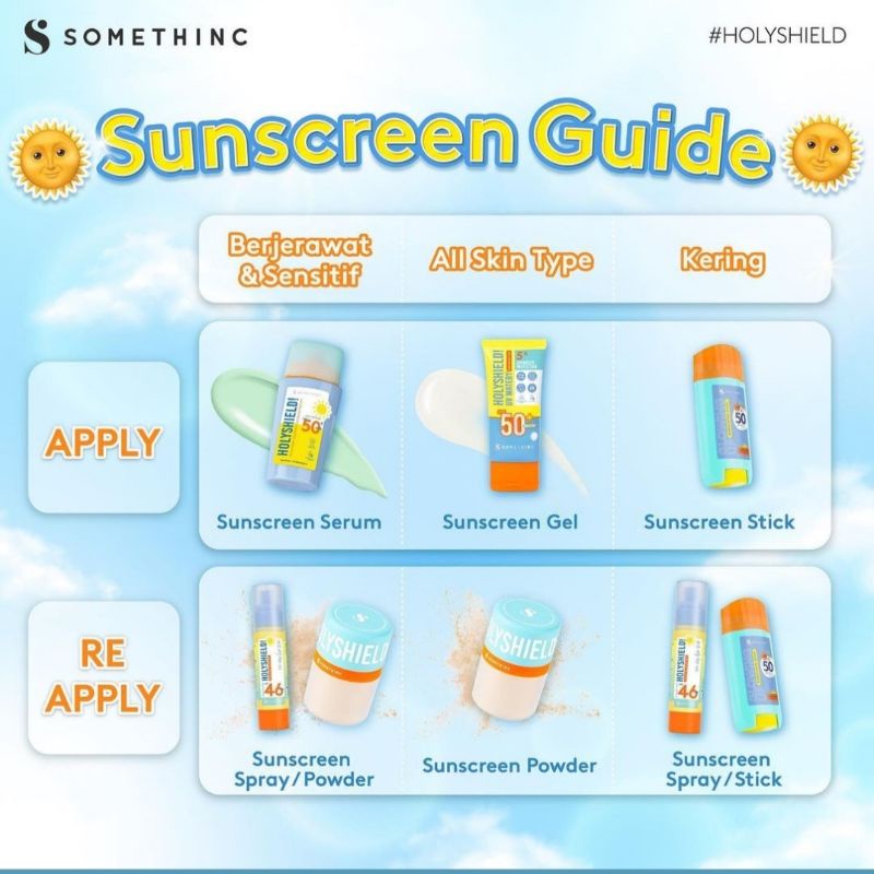 Jual SOMETHINC Glowing Up Sunscreen Stick 15gr | No Sebum Mineral Blur Translucent Loose Powder ...