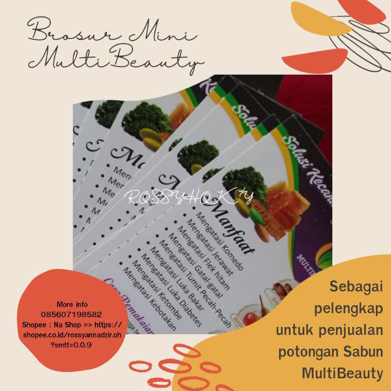 Jual Brosur mini MultiBeauty | Shopee Indonesia