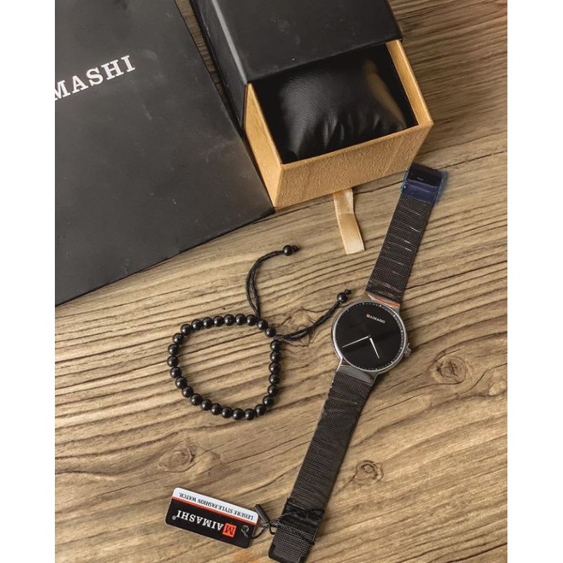 Jual Jam Tangan pria MAIMASHI gratis gelang dan kalung (dhon store ...