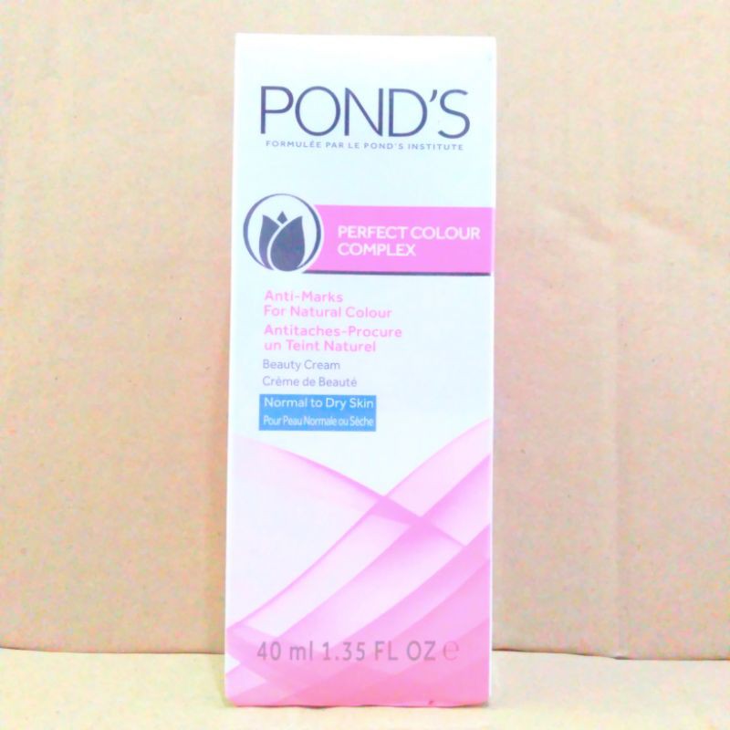 Jual Ponds Perfect Colour beauty Dry Skin Cream 40ml | Shopee Indonesia