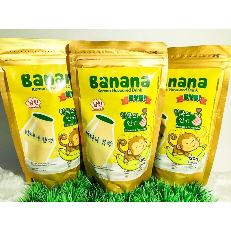 Jual Susu Korea Pisang / Korean Milk / UYU KOREAN DRINK | Shopee Indonesia
