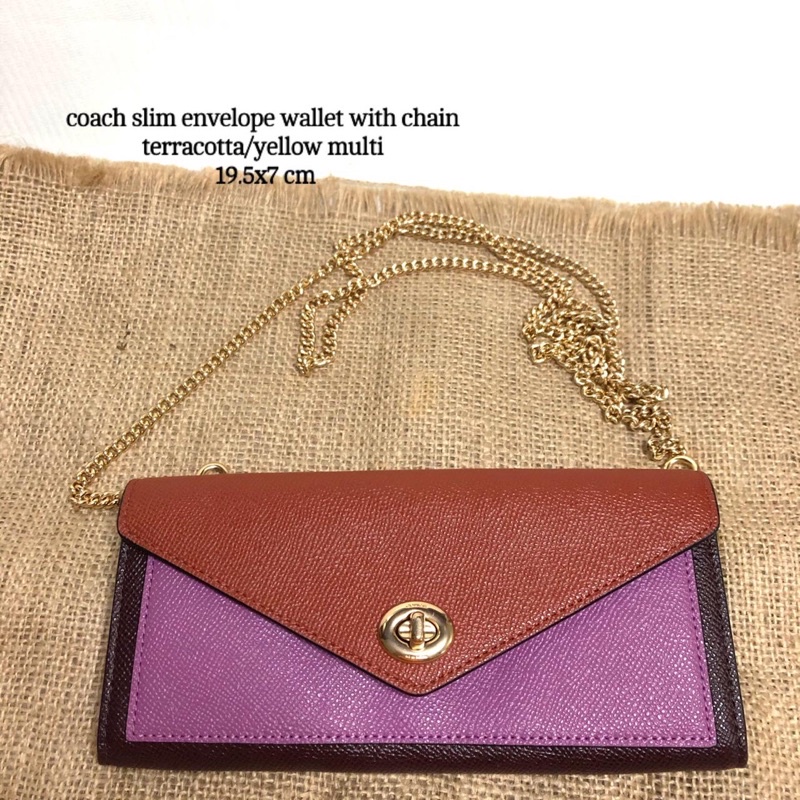 Jual coach slim envelope wallet | Shopee Indonesia