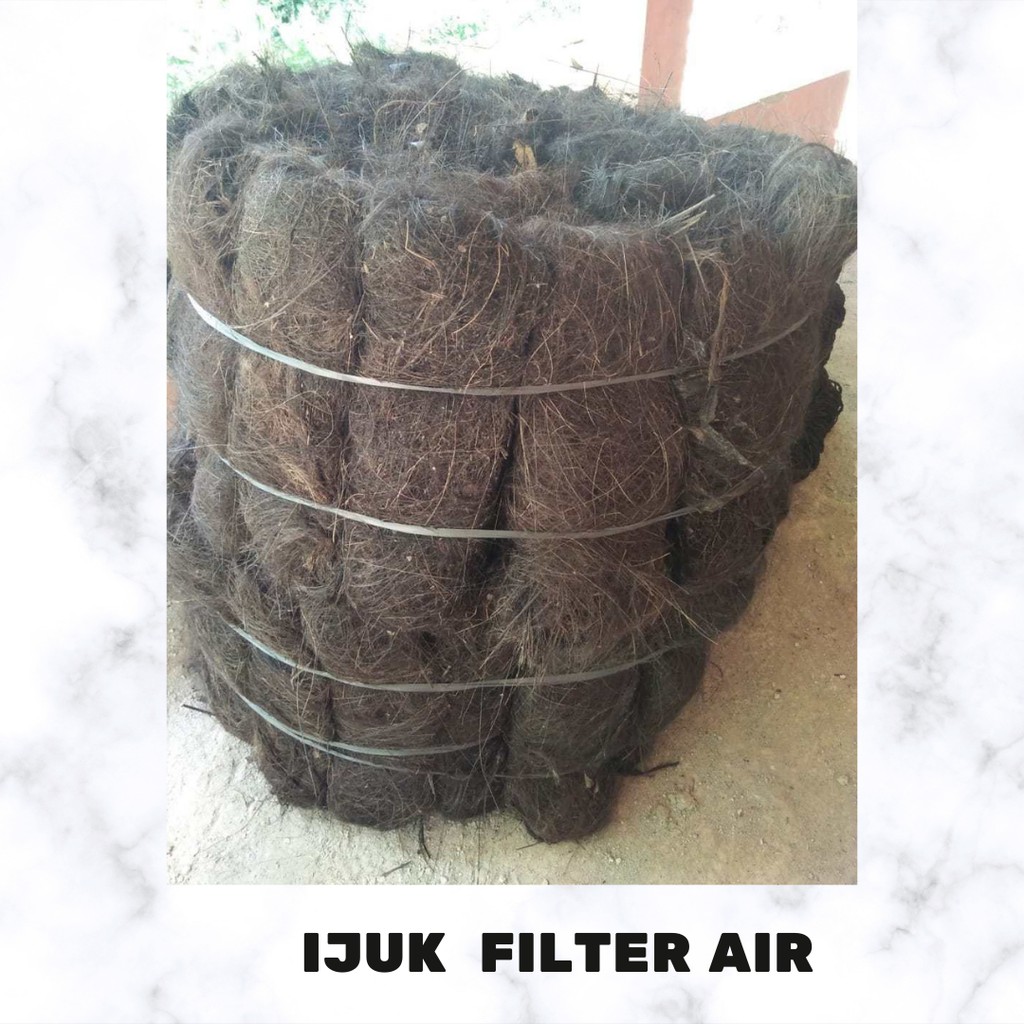 Jual TALI BULU IJUK SARINGAN AIR INJUK PENJERNIH / SABUT RESAPAN FILTER ...