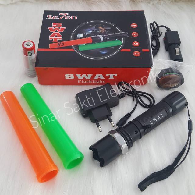 Jual Senter SWAT Police 2 Lalin - 2 Lalin Double Cone Lalu Lintas ...