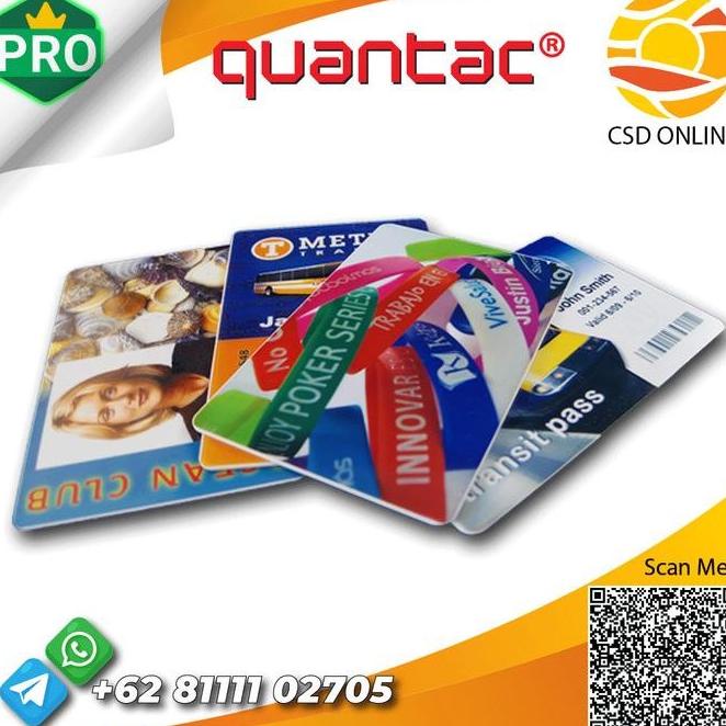 Jual Quantac - Pvc Id Card - Plastic Card - For Laser Printer A3 ...