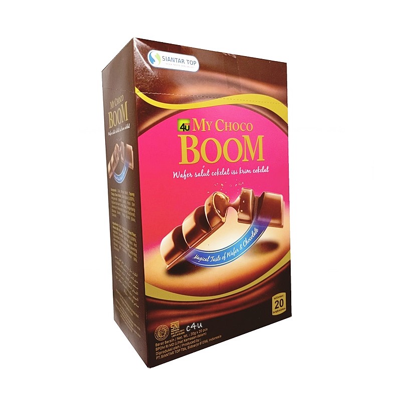 Jual BOX Siantar Top My Choco BOOM Biskuit - 20pcs | Shopee Indonesia