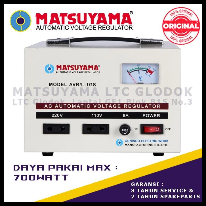 Jual Stabilizer Listrik Stavolt Voltage Regulator Matsuyama 1000 Watt ...