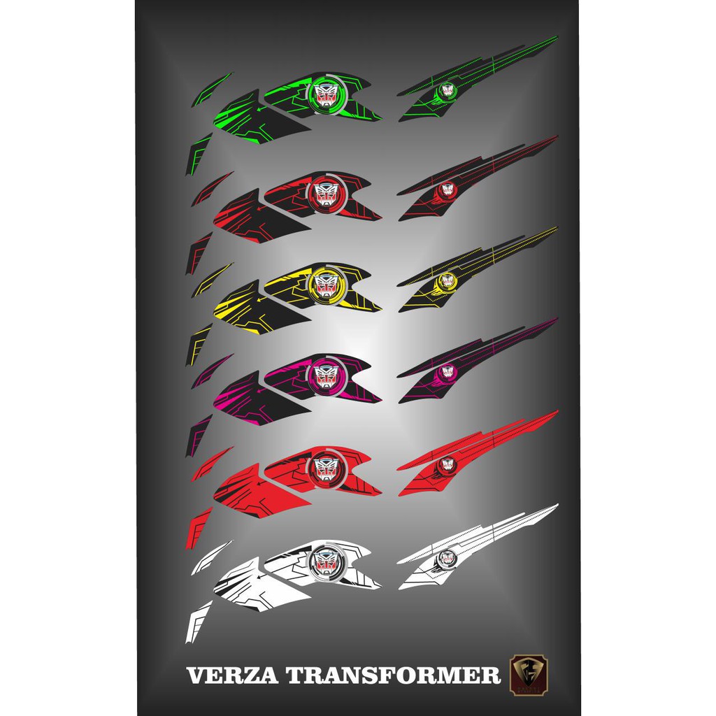 Jual stiker variasi striping list motor verza transformer | Shopee ...
