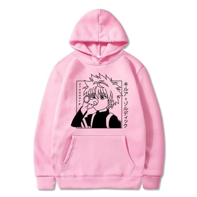 Jual Sweater KILLUA ZOLDYCK HxH Oblong / Hoodie Anime Hunter X Hunter ...