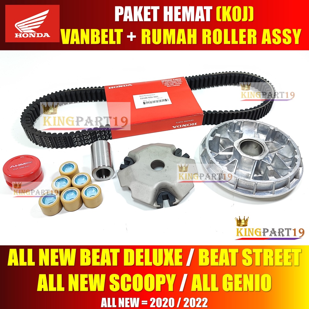 Jual PAKET RUMAH ROLLER ASSY VANBELT GENIO BEAT NEW DELUXE BEAT STREET SCOOPY NEW 2020 2021 2022 ...