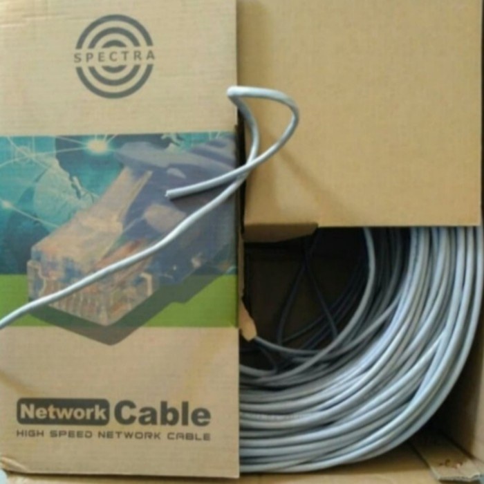 Jual kabel lan utp cat 5e | kabel lan utp cat5e + rj45 siap pakai ...