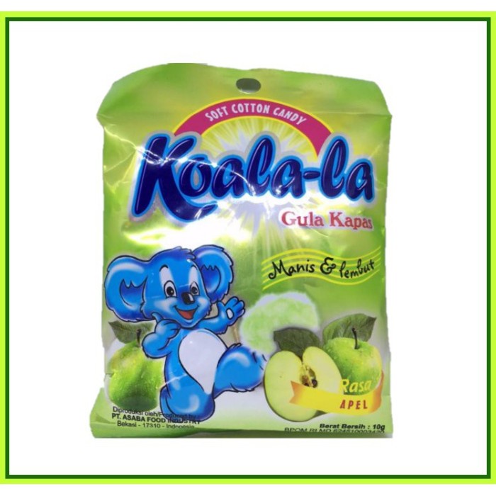 Jual KOALA-LA GULA KAPAS APEL 10G | Shopee Indonesia