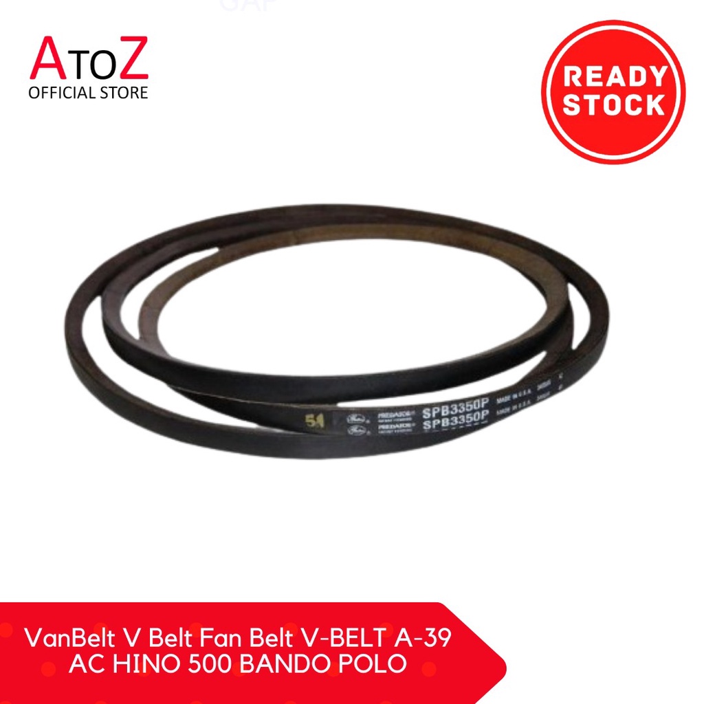 Jual VanBelt V Belt Fan Belt V-BELT A-39 AC HINO 500 BANDO POLOS - VAN BELT A-39 AC HINO 500 ...