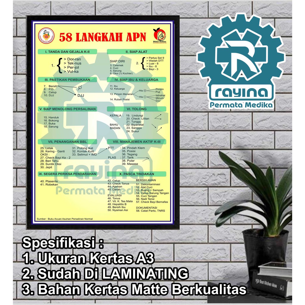 Jual Poster 58 Langkah APN | Shopee Indonesia