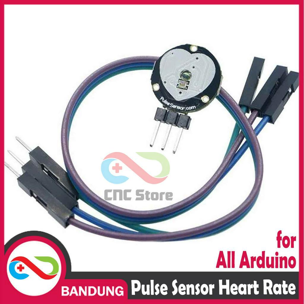 Jual PULSE SENSOR HEART RATE SENSOR PULSE ANALOG SENSOR FOR ARDUINO ...