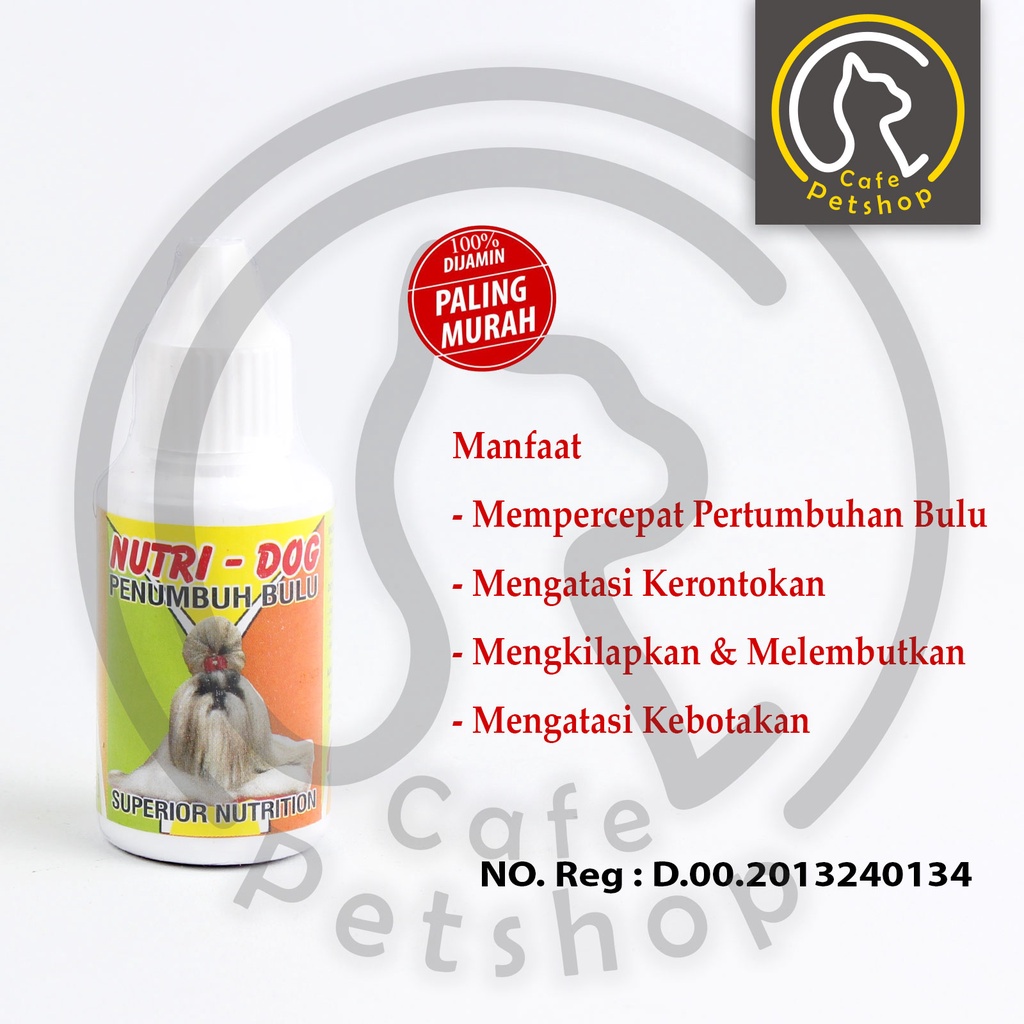 Jual Nutri Dog Drop 30ml Vitamin Penumbuh Bulu Anjing Cat Kitten 30 m ...
