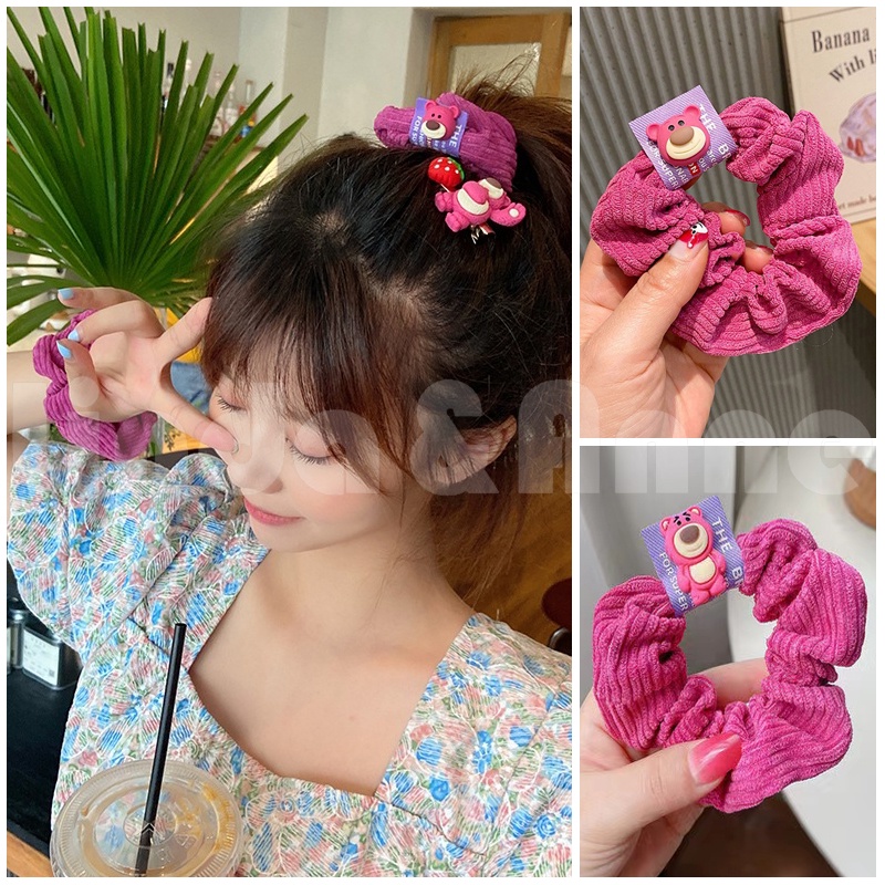 Jual Srunchie Pink Bear Wanita Lucu Kekinian - Ikat Rambut Pink Wanita ...