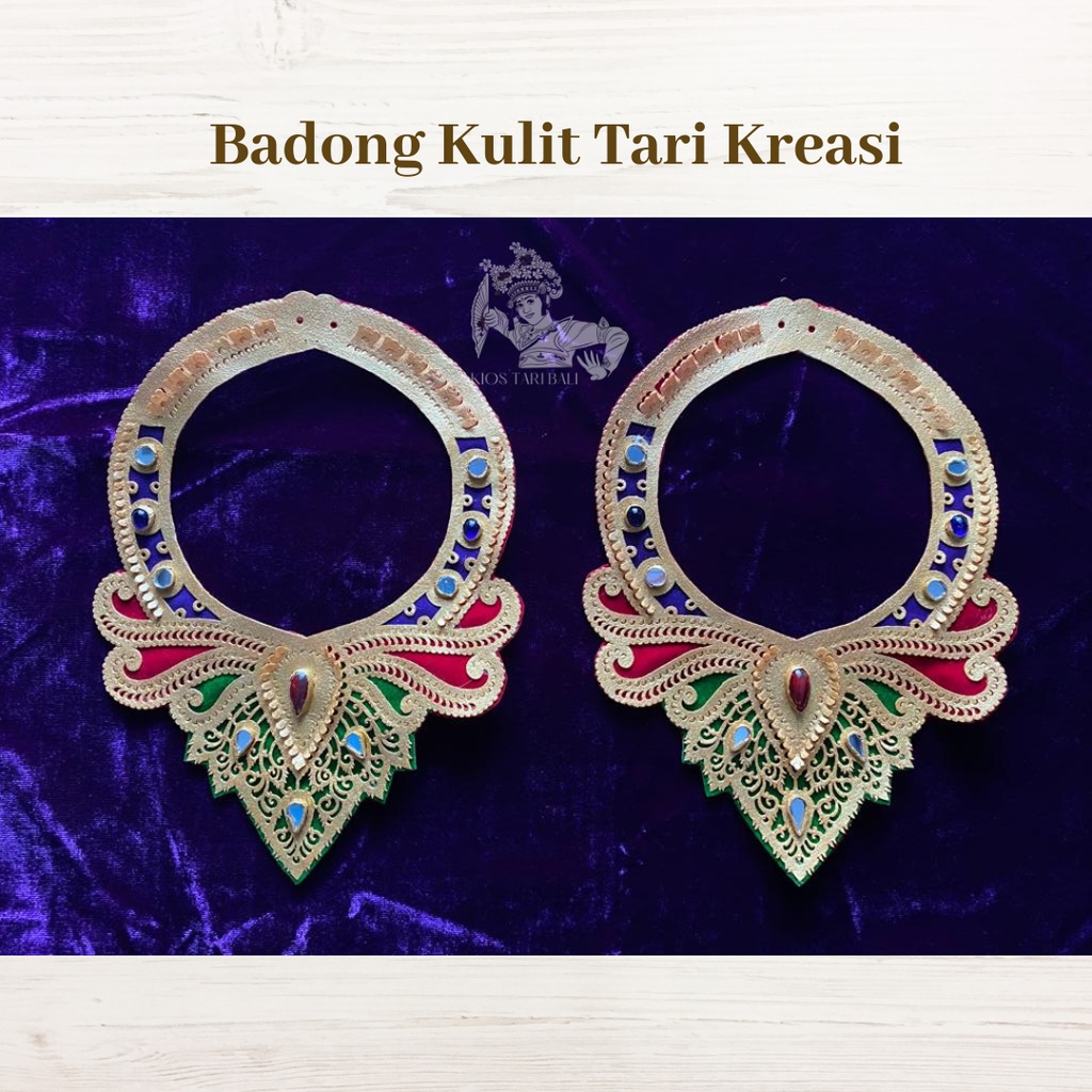 Jual Badong Kulit / Badong Tari Bali / Badong Kulit Tari Bali / Kalung ...