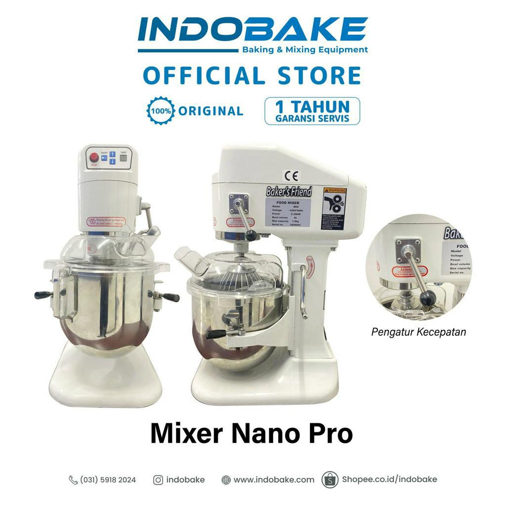Jual Baker's Friend Stand Mixer Nano Pro - Mesin Pengaduk Adonan ...