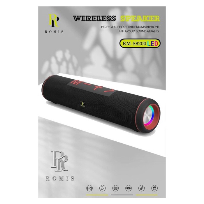 Jual SPEAKER BLUETOOTH ROMI RM-S8200 WIRELESS GOOD SOUND QUALITY RMS8200 | Shopee Indonesia