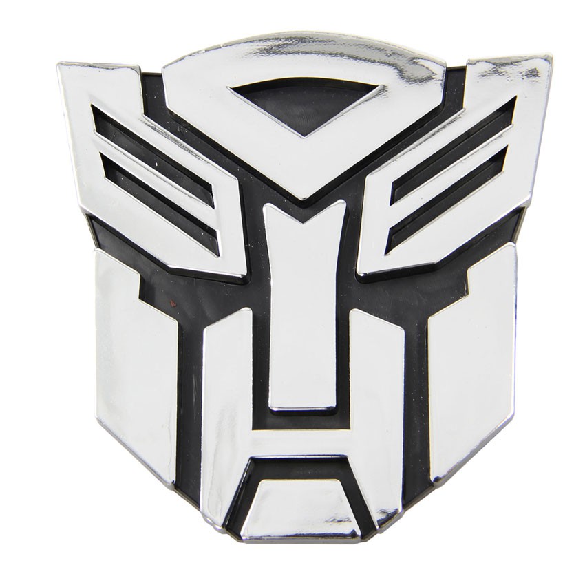 Jual Transformers Autobot Chrome Car Sticker Emblem - Stiker Mobil ...