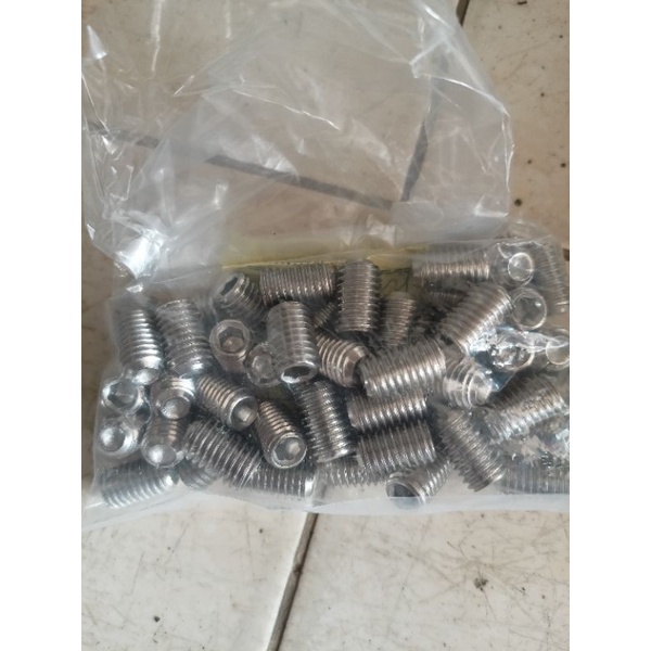 Jual baut l/ baut tanam m 8 x 16mm stainless ss 304/pcs | Shopee Indonesia