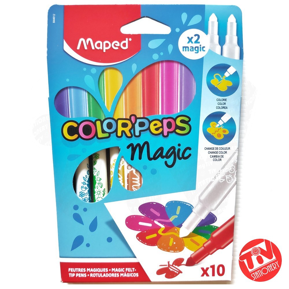 Jual Spidol MAPED Color' Peps Magic (10 pcs) | Shopee Indonesia