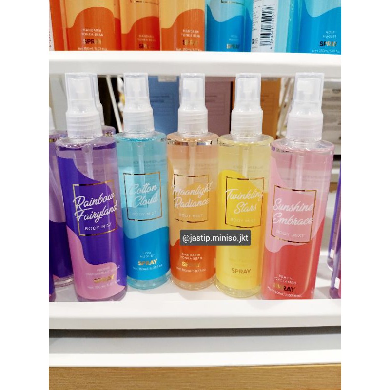 Jual MINISO 🆕 BODY MIST Spray 150ml | Shopee Indonesia